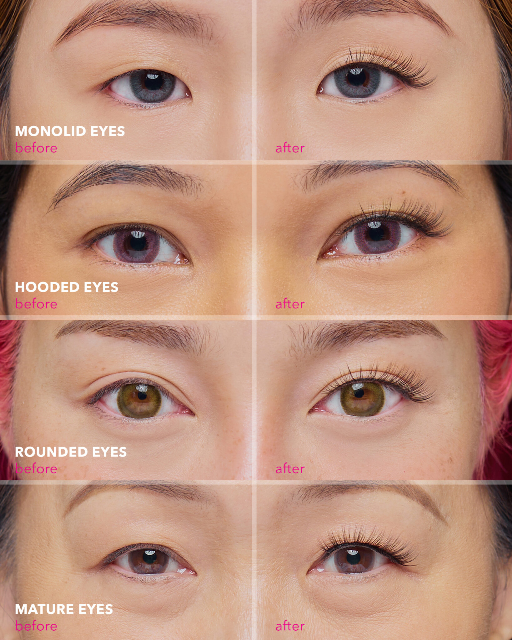 Asian Eyelash Extensions: Exploring Typical Eye Shape And The Best Lash ...