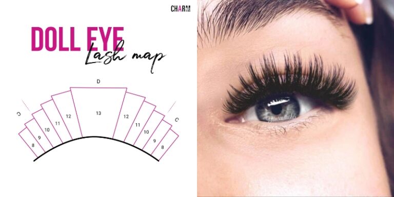 Best Lash Map For Downturned Eyes