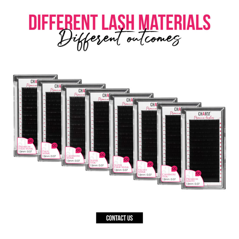 Exploring CharmLash's Types Of Eyelash Materials For Every Look